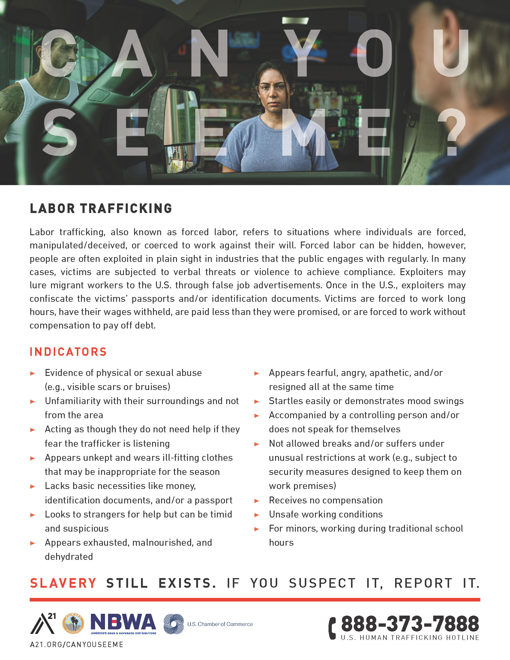 Can You See Me Campaign - NBWA: America's Beer and Beverage Distributors